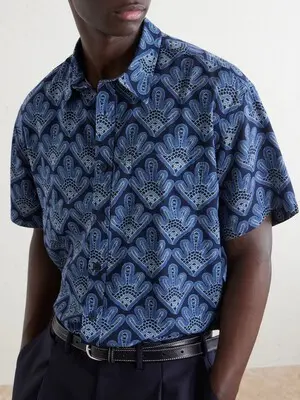 Nn07 Deon Printed Woven Shirt
