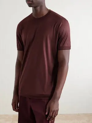 Dolce & Gabbana Silk-jersey T-shirt