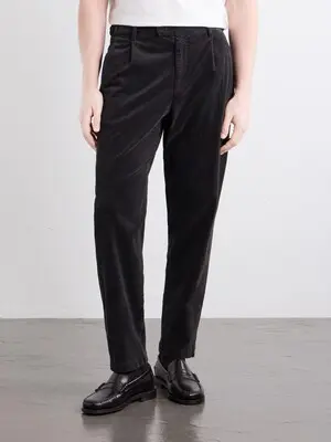 Barena Venezia Straight-leg Pleated Corduroy Trousers