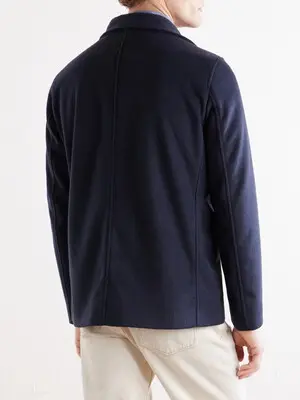Herno Double-breasted Woven Coat