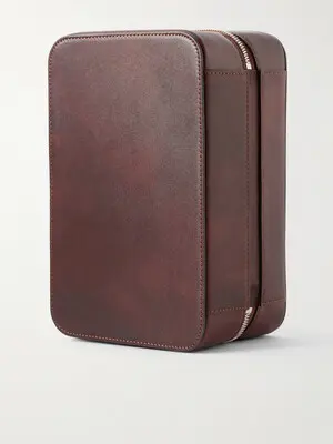 Brunello Cucinelli Leather Sunglasses Case