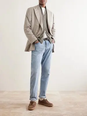 Brunello Cucinelli Cashmere Zip-up Sweater - Gray