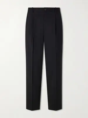 FRAME Tropical Virgin Wool Trousers - Black