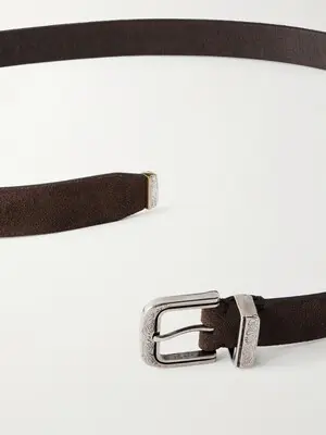 Brunello Cucinelli 3cm Suede Belt