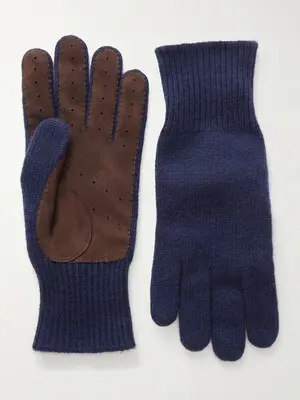 Brunello Cucinelli Cashmere Gloves - Brown