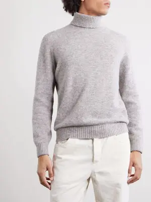 Brunello Cucinelli Alpaca-blend Rollneck Sweater