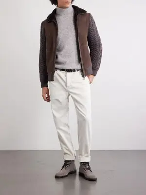 Brunello Cucinelli Alpaca-blend Rollneck Sweater