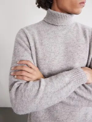 Brunello Cucinelli Alpaca-blend Rollneck Sweater