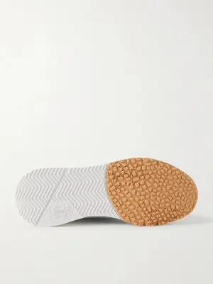Brunello Cucinelli Stretch-knit Sneakers With Embossed Logo Detail