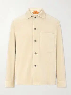 Barena Venezia Cotton-blend Corduroy Overshirt - Neutrals