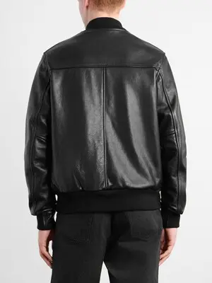 Golden Bear Ridgewood Leather Bomber Jacket