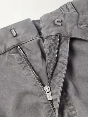 Brunello Cucinelli Slim-fit Tapered Cotton-twill Cargo Trousers