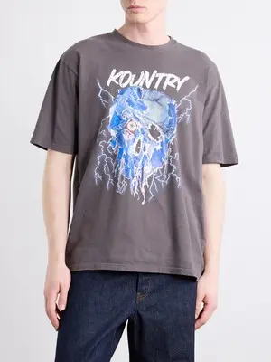 Kapital Printed Cotton-jersey T-shirt