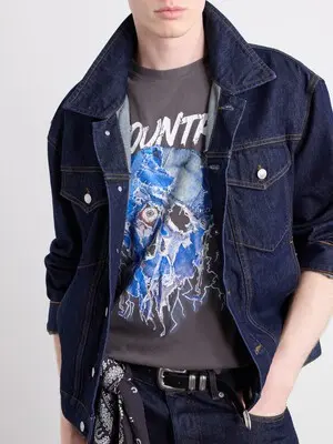Kapital Printed Cotton-jersey T-shirt
