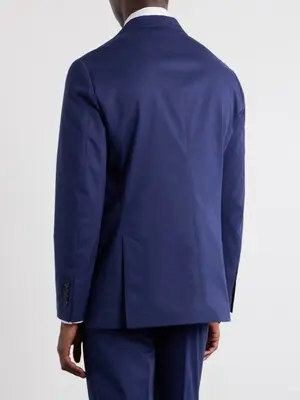 Brunello Cucinelli Single-breasted Cotton-blend Suit Jacket