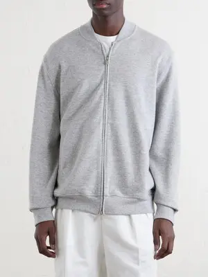 Brunello Cucinelli Cashmere-blend Zip-up Sweater