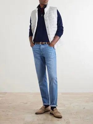 Brunello Cucinelli Slim-fit Jeans - Blue