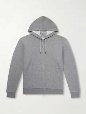 Brunello Cucinelli Zip-up Hoodie - Gray