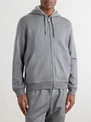 Brunello Cucinelli Zip-up Hoodie - Gray
