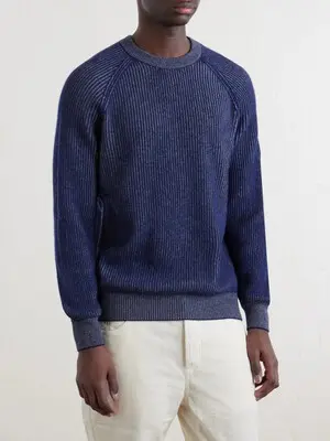Brunello Cucinelli Ribbed Cashmere Sweater