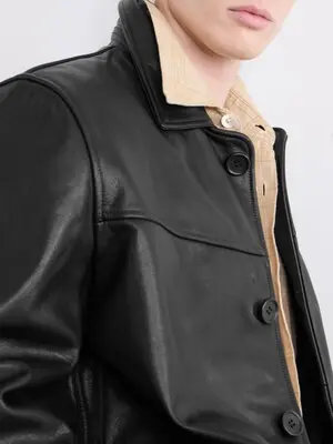 Golden Bear European Aniline Leather Car Coat