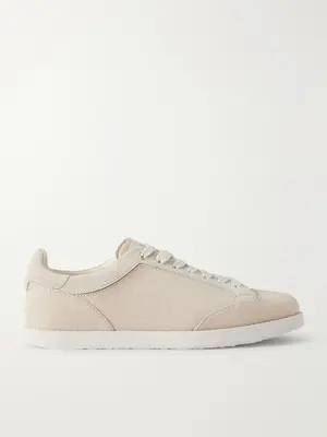 Brunello Cucinelli Suede Low-top Sneakers - Neutrals