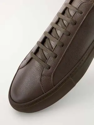 COMMON PROJECTS Achilles Full-grained Leather Sneakers - Brown