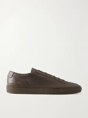 COMMON PROJECTS Achilles Full-grained Leather Sneakers - Brown