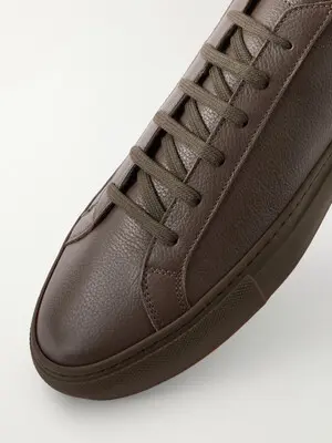COMMON PROJECTS Achilles Full-grained Leather Sneakers - Brown