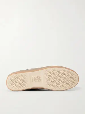 Brunello Cucinelli Suede Low Top Sneakers - Blue