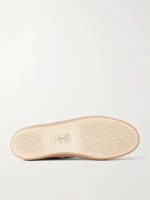 Brunello Cucinelli Suede Lace-up Sneakers - Brown