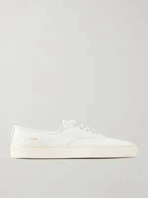 COMMON PROJECTS Deck Full-grained Leather Sneakers - White