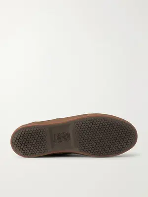 Brunello Cucinelli Suede Lace-up Sneakers - Gray