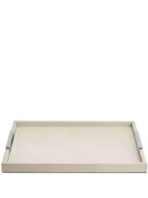 GIOBAGNARA Victor Leather Tray - Neutrals