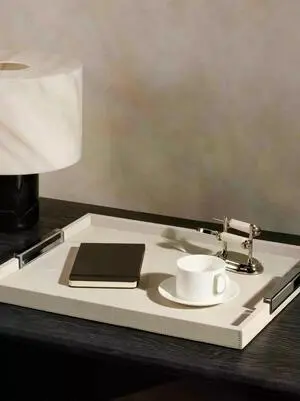 GIOBAGNARA Victor Leather Tray