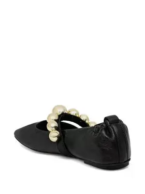 SOULIERS MARTINEZ Flamenca Bead-embellished Ballet Flats
