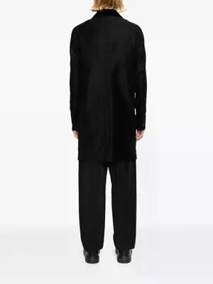 Alexander McQueen Velvet Collar Multi-pocket Coat