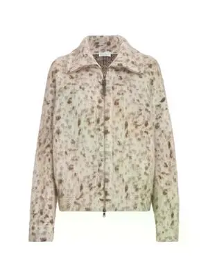 Brunello Cucinelli Lynx Jacquard Cardigan - Neutrals