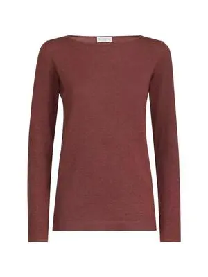 Brunello Cucinelli Sparkling Cashmere And Silk Lightweight Sweater