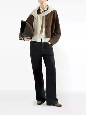 Brunello Cucinelli No-fade Denim Trousers With Monili Detail - Blue