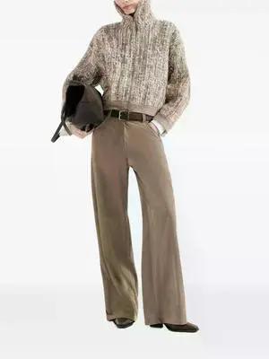 Brunello Cucinelli Mohair And Wool Cardigan - Neutrals