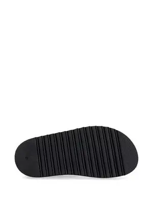 SOULIERS MARTINEZ Slingback Flat Sandals - Brown