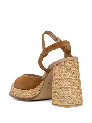 SOULIERS MARTINEZ Gracia Woven Platform Sandals