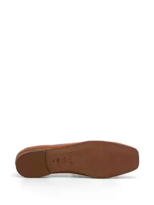 POLLINI Lace-up Square-toe Ballet Flats