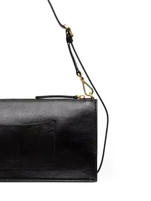 POLLINI Logo Patch Zip-top Tote Bag