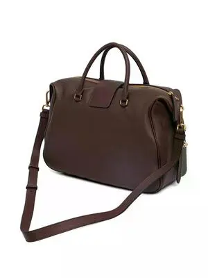 POLLINI Grained-effect Logo-buckle Cross-body Bag