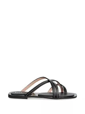 POLLINI Strappy Contrast-stitch Sandals