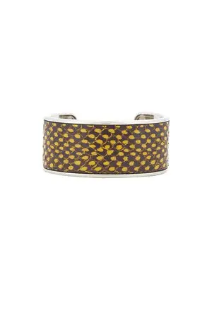 Dries Van Noten Leather Cuff Bracelet - Brown