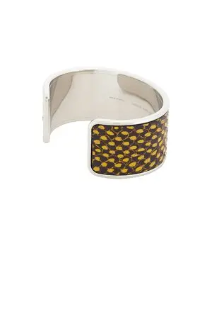 Dries Van Noten Leather Cuff Bracelet - Brown