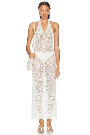 NILI LOTAN Eddie S Sweater Dress - Ivory